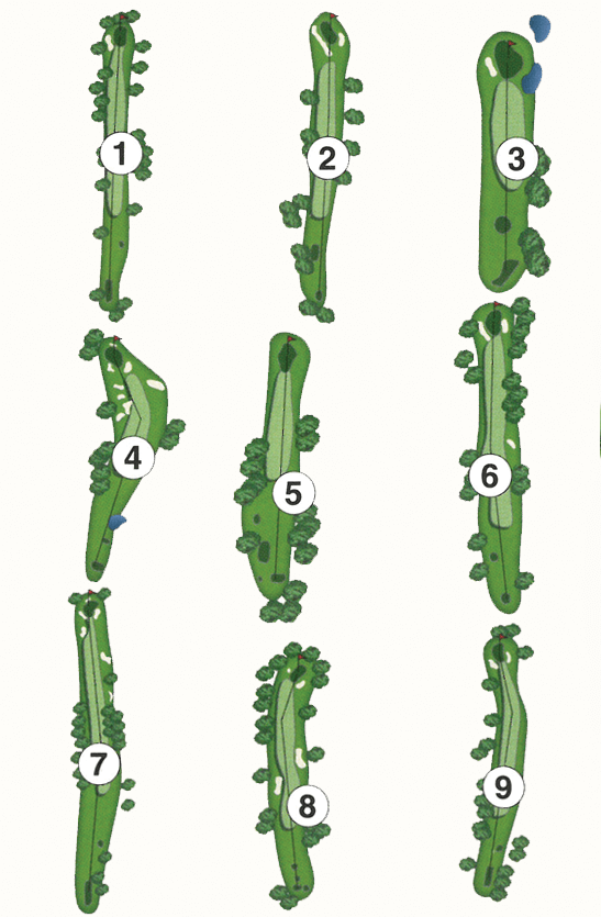 Map & Scorecard - Lake Lawn Resort